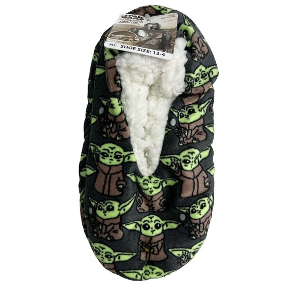 Star Wars | Shoes | Star Wars Baby Yoda Grogu Fuzzy Babba Slipper Socks ...